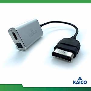 Kaico Original Xbox to HDMI Converter - Dolby Digital 5.1 via Optical Port - HD Link Cable for OG Xbox - Xbox to HDMI - Compatible with Original Xbox - Toslink Port to Support Amplifiers - Xbox2HDMI