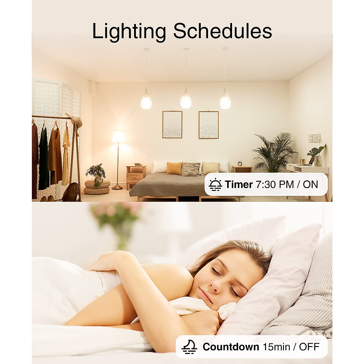 GHome Smart Switch,Smart Wi-Fi Light Switch for Lights Works with Alexa and Google Home 2.4Ghz, Single-Pole(Not 3-Way),Neutral Wire Required,UL Certified,Voice Control (2 Pack)