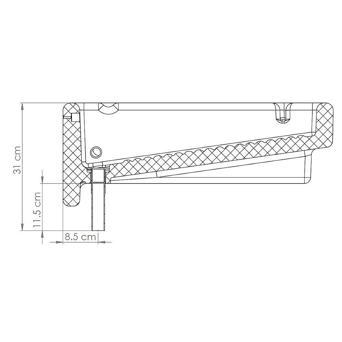 Versaplas 71 right sided plastic Washboard