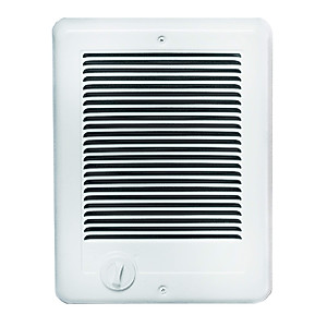 Cadet Com-Pak Electric Wall Heater Complete Unit with Thermostat (Model: CSC152TW, Part: 67506), 5120/3840 BTU, 240/208 Volt, 1500/1125 Watt, White