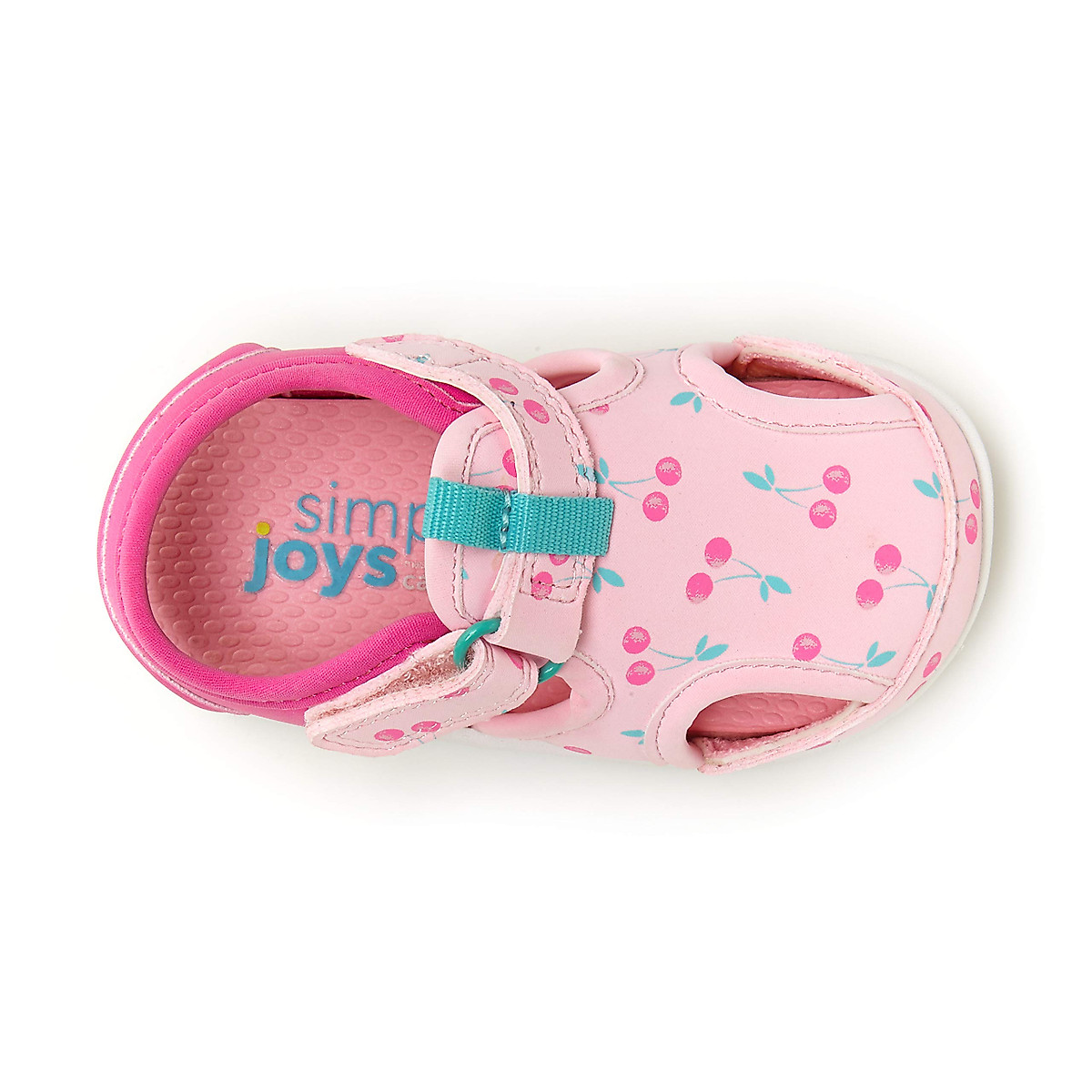 Simple Joys by Carter's Baby Boys Shawn Water Sandal, Pink, 4 Infant