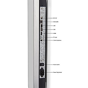 Displays2go 32" Wall Mounted Digital Signage Mirror with Motion Sensor, Android 7.1 - Silver (DGMM32)