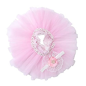 Newborn Photography Props Tutu Skirt with Headband for Baby Girls Newborn Dress Photoshoot Props