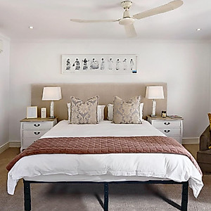 Yedop 14 Inch Twin Size Metal Bed Frames, No Box Spring Needed, 2500 lbs Heavy Duty Steel Slat Support, Non-Slip, No Noise, Strong Twin Platform Metal Bed Frame, Black