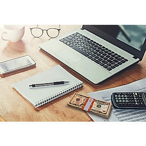 Royal Sovereign $50 Currency Straps, Orange, 1000 Count (RMCS-0050)