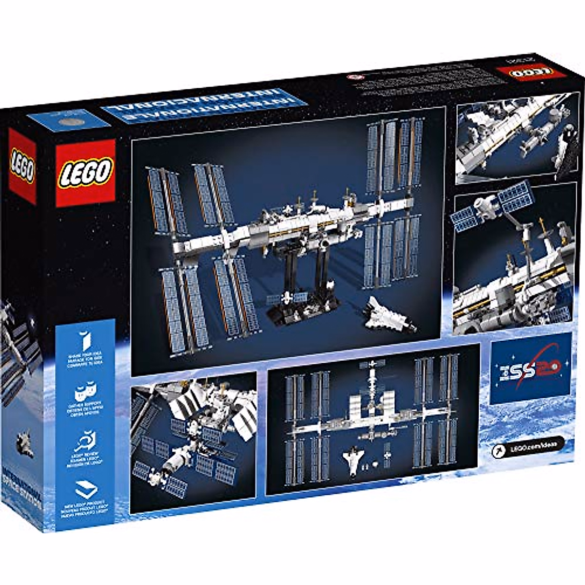 LEGO Ideas International Space Station 21321 Building Kit, Adult Set for Display, Makes a Great Birthday Present (864 Pieces)