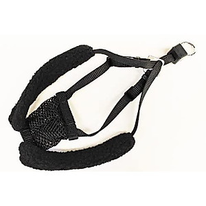 Yuppie Puppy Medium Black Anti Pull Mesh Dog Harness Neck Sizes 10"-16"