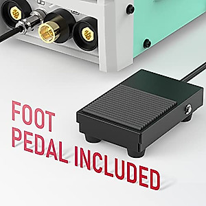 YESWELDER TIG Welder 205Amp HF TIG/STICK/ARC 2 In 1 TIG Welder 110&220V Dual Voltage TIG Welding Machine with Foot Pedal Included TIG-205DS