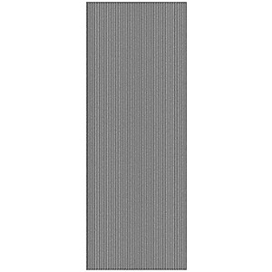 Sweet Home Stores Solid Design Non-Slip Rubberback 2x4 Indoor/Outdoor Area Rug for Entryway, Kitchen, Living Room, Garage, Patio, 2' x 4', Gray