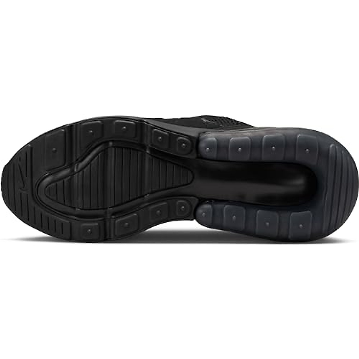 Nike Women's AIR MAX 270 Casual Shoes (10, Black/Black/Black)