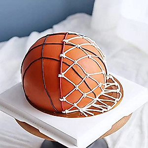 8 Inch Hemisphere, Football Cake Pan, Half Ball Cake Mold,Kids DIY 3D Soccer Birthday Cake Pan, Aluminum Alloy Nonstick Baking Tools (8 inch)