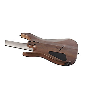 Schecter Omen Elite-7 Multiscale 7-String Electric Guitar in Black Cherry Burst with Schecter Hard Shell Carrying Case