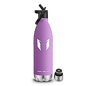 Super Sparrow Suitable for All People Coke-500-Lilac Water Bottle, Lilac Purple, 500ml-17oz