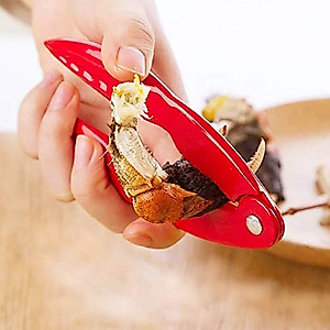 Lobster and Crab Cracker, Crab Leg Cracker Tool, Stainless Steel Creative Multifunctional Crab Claw Clip Seafood Cracker Nut Crackers for Kitchen