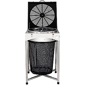 VEVOR Bud Leaf Trimmer, 18 inch Adjustable 3 Speed 110V, Electric Hydroponic Dry or Wet Plant Trimming Machine with Sharp Stainless Steel Blades, Twisted Spin Cut for Flowers, Leaves, Herbs