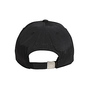 adidas Originals Women's Originals Relaxed Nylon Strapback, Black/White, One Size