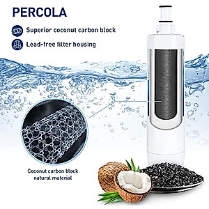 PERCOLA 9085 Water Filter, NSF 42, 53 & 401 Certified Filter Replacement for Kenmore 46-9010, 469010, 9010, 46-9085, 9085, 4609085, 46-90102, 90102, 4690102, 46-9902, 46-9908, 9908 (3 Pack)