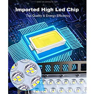 LEDMO LED Parking Lot Light 200W, Commercial Outdoor Area Lighting with Dusk to Dawn Photocell, Super Bright 5000K 26000 LM Slipfitter Mount