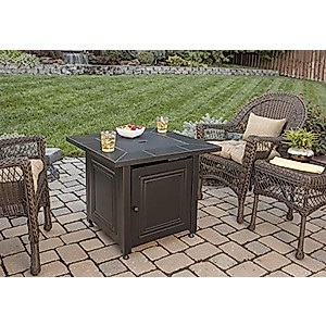 Endless Summer GAD15255SP Gas Outdoor Fire Table LP, Oil Rubbed Bronze