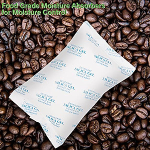 SmKitGod 50Gram(20Packs) Food Grade Moisture Absorbers Silica Gel Packs Desiccant for Storage, Dessicant Silica Gel Packets for Moisture Storage Control