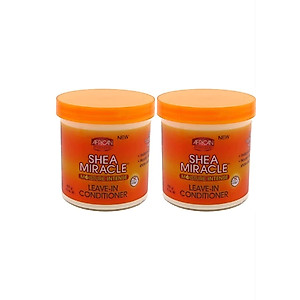 African Pride Shea Butter Miracle Leave-In Cond.15 Ounce (443ml) (2 Pack)