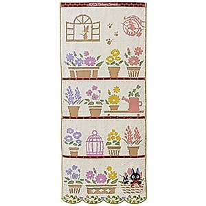 Face Towel Ghibli Kiki's Delivery Service Jiji 34 Ã— 80cm Favorite Flower