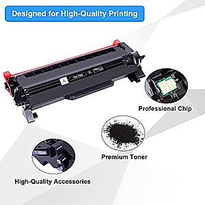 TRUE IMAGE Compatible Toner Cartridge Replacement for Brother TN760 TN730 for DCP-L2550DW MFC-L2710DW MFC-L2750DW HL-L2350DW HL-L2370DW HL-L2390DW HL-L2395DW Printer Ink High Yield (Black, 2-Pack)