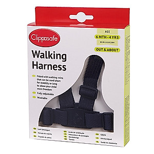 Clippasafe Walking Harness and Reins (Navy)