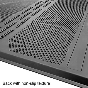Rubber Cargo Tray Liner compatibility with 2021-2022 Bronco 4-Door,Reserve cutting position without covering The hook,3D TEP Trunk Liner Trunk Mat compatibility with Ford Bronco Accessories (black)