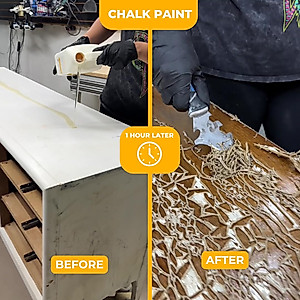 GREENEZ Strip & Clean Furniture Stripping Kit | Removes Multiple Paint Layers | Varnish & Epoxy Remover | Wood Paint Stripper | Melts Coatings | Soy-Based Formula | Includes Residue Removal Spray