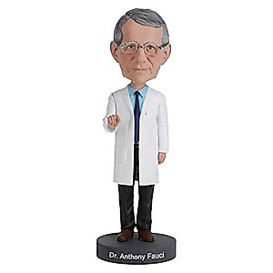 Royal Bobbles Dr. Anthony Fauci Bobblehead, Premium Polyresin Lifelike Figure, Unique Serial Number, Exquisite Detail