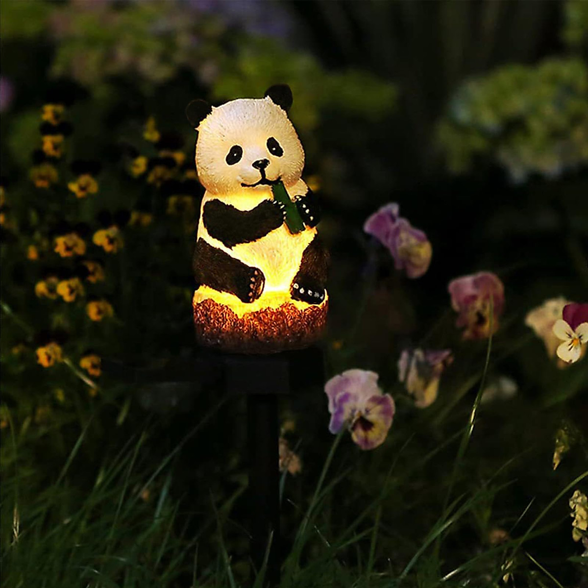 Animal Panda Decorative Garden Solar Light, Put in The Yard Light, as a Solar Stake Light able to Decorate The Garden