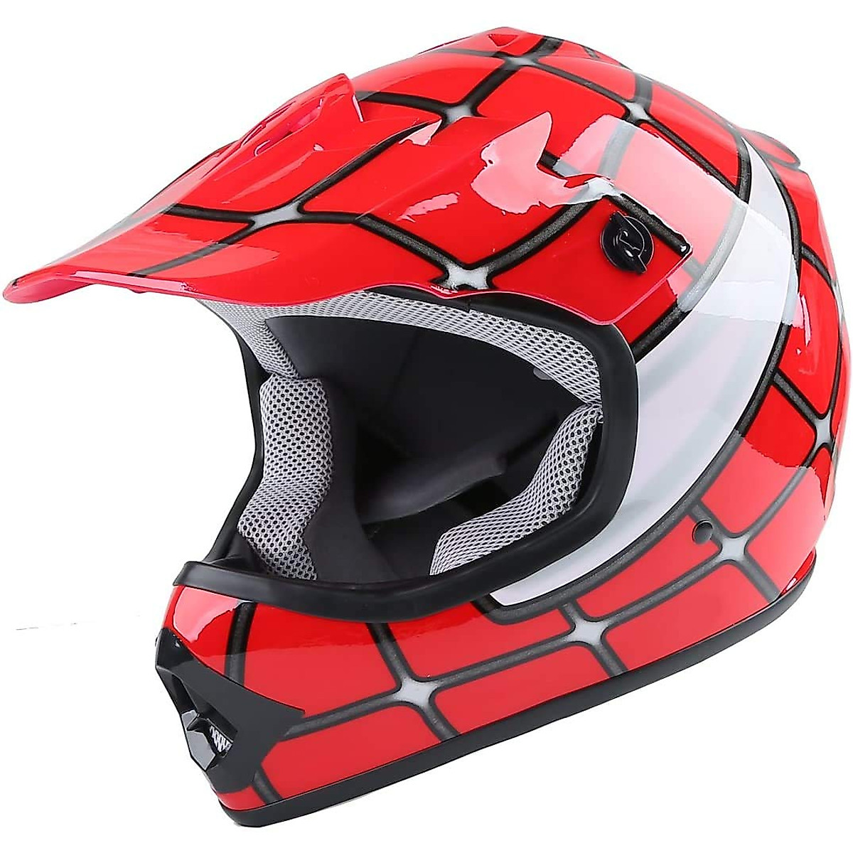 TCT-MT DOT Youth Kids ATV Motocross Offroad Street Helmet Full Face Motorcycle Off-Road ATV Helmet Dirt Bike Motocross Helmet+Gloves+Goggles