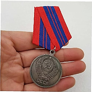Zonster Commemorative Medal Antique Crafts Soviet Public Order Protection Medal Collectible Gift for Collector