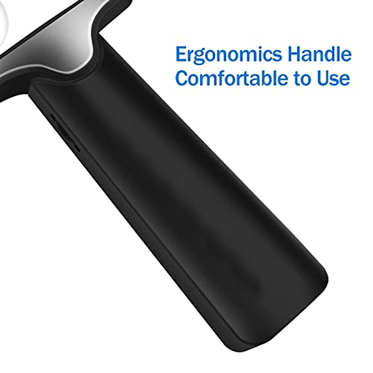 Magnifying Glass with Light, 4X 10X Black Magnifier with 20 Anti-Glare and Dimmable LED Lights Provides Evenly-Lit Viewing Area for Low Vision Seniors