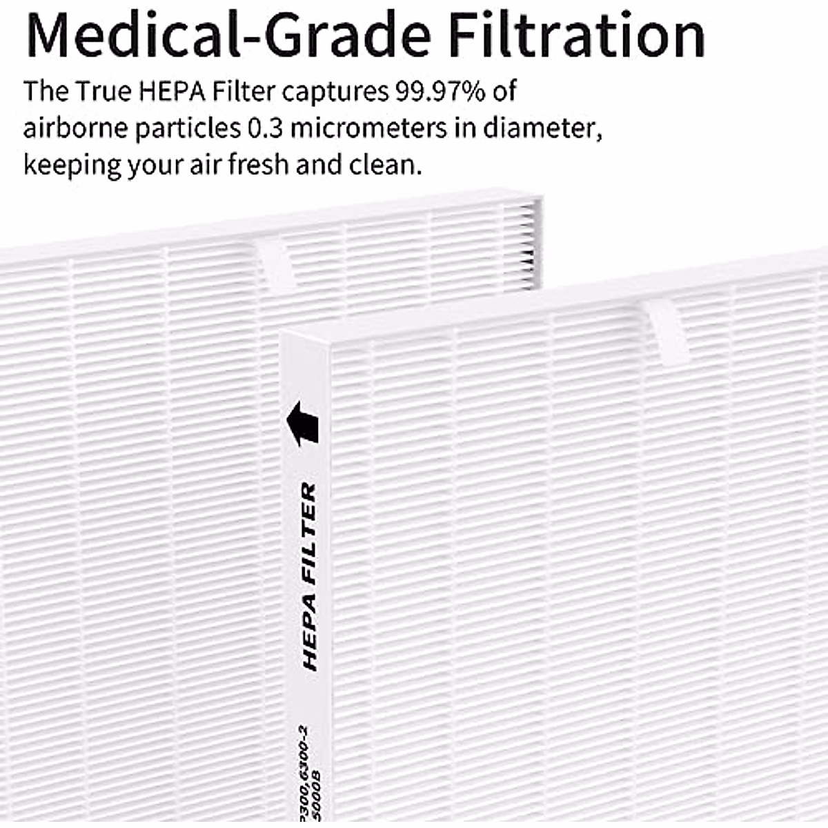 3 Packs 115115 True HEPA Replacement Filter A Compatible with Winix PlasmaWave C535, 5300-2, 6300-2, 5300, 6300, P300,9000, 5000, 5000B Purifier Fellowes AeraMax 290 300 DX95 with 9 Carbon Pre-filters