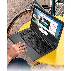 HP Chromebook 11 Laptop, MediaTek MT8183, 4 GB RAM, 64 GB eMMC, 11.6" HD Touchscreen, Chrome OS, Long Battery Life, USB-C Port, Custom-Tuned Speakers, Lightweight (11a-na0100nr, 2022, Ash Gray)