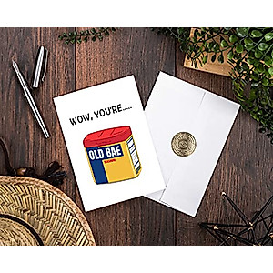 Funny Birthday Card for Men or Women - for Boyfriend, Girlfriend, bf, gf, Husband, Wife, Sister, Brother, etc | for him or her - Gag joke gift | 21st 25th 30th 40th 50th 60th 65th 70th