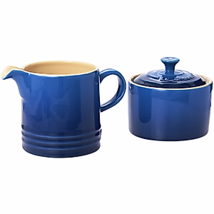 Le Creuset Stoneware Cream and Sugar, 2 pc. Set, Marseille