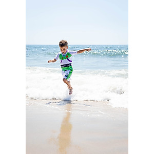 Disney Pixar Toy Story Buzz Lightyear Little Boys Rash Guard and Swim Trunks Outfit Set Toy Story S20 7