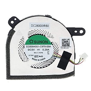 CPU Cooling Fan for Dell Latitude 5285 5290 DC28000IRS0 07487H 0HFV18