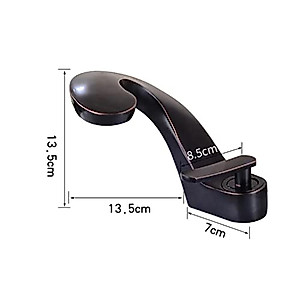 -Faucets,Basin Mixer Tap Basin Faucet, Chrome Brass New Bathroom Basin s Type Faucet, Deck Mounted Cold Hot Water Sink Mixer Taps for Bathroom Kitchen/Chrome/Hose Size 38