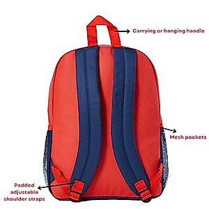 Fast Forward Marvel Spiderman Backpack Set for Kids, 16 inch with Lunch Bag and Water Bottle