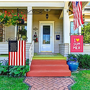 American Flag Garden Flag 12.5 x 18 Inch USA Garden Flag 4th of July flags American Flag Embroidered Stars and Sewn Stripes