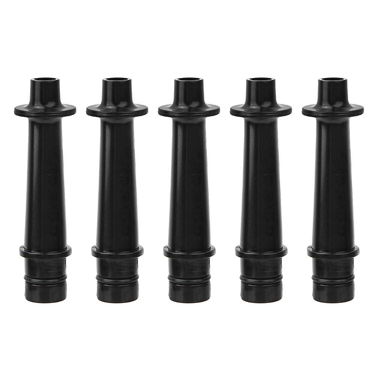 Pack of 5 Melodica Short Tube Plastic Melodica Mouthpiece Compatible with 37-key Pianica Melodica
