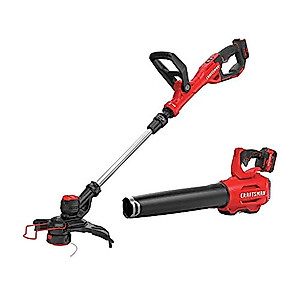 CRAFTSMAN V20 String Trimmer and Blower Combo Kit, Cordless (CMCK297M1)