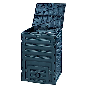 Exaco 628001 Eco Basic Compost bin, 120-Gallon, Black