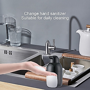 300ml Foam Soap Dispenser Bathroom Empty Foam Bottle Hand Dispenser Bottle Decorative Cartoon Foam Soap Dispenser