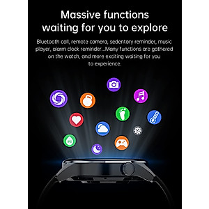 Smart Watch for Men with Split-Screen Mode Making Calls Tracking Exercise Data Fitness Tracker Heart Rate,Sleep,Blood Pressure,Blood Oxygen Monitor Compatible with Android iOS Phones