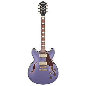 Ibanez AS Artcore 6-String Semi-Hollow Body Electric Guitar (Metallic Purple Flat, Right-Handed)